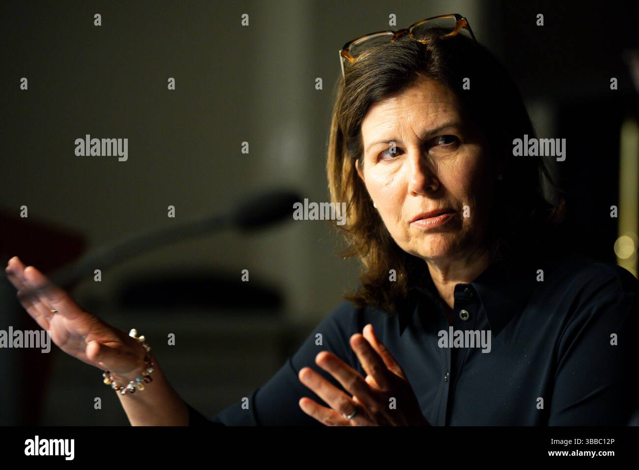 Montreal, Canada. 15th May, 2025. Quebec Coroner Stephanie Gamache ...