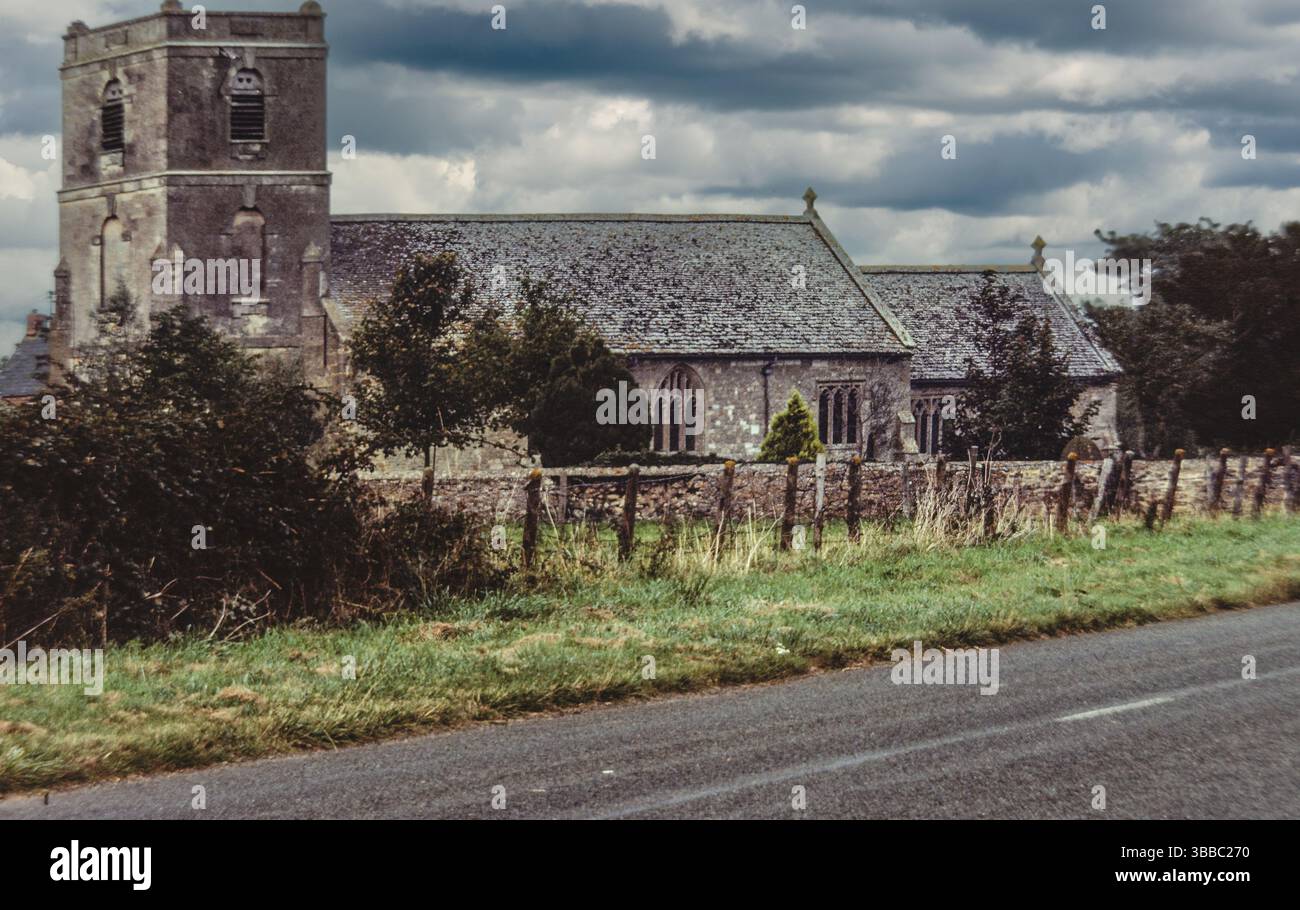 Country church alongside road hi-res stock photography and images - Alamy