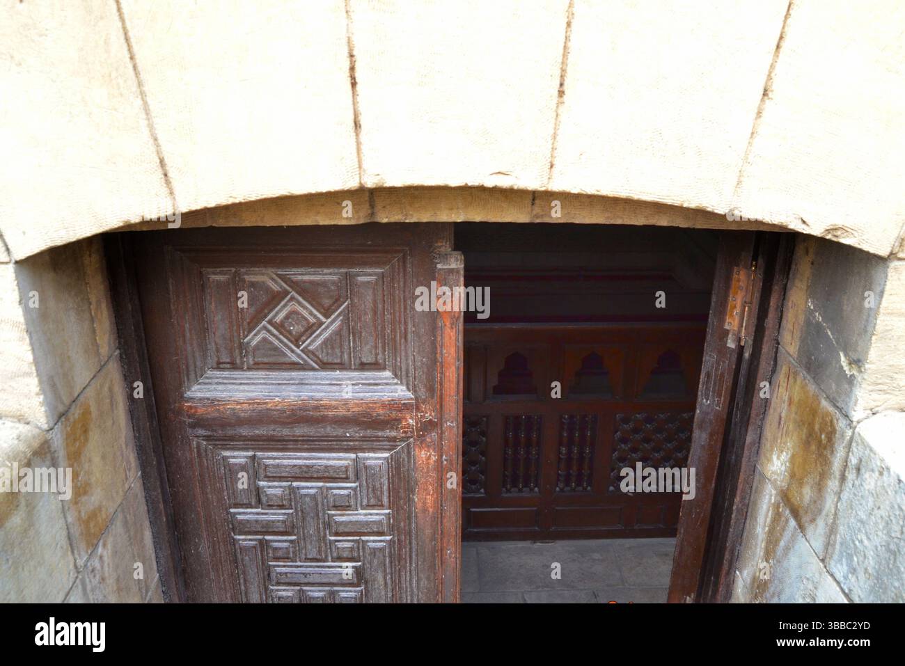 Nilometer door design In the Manasterly Palace on Rawdah Island with ...