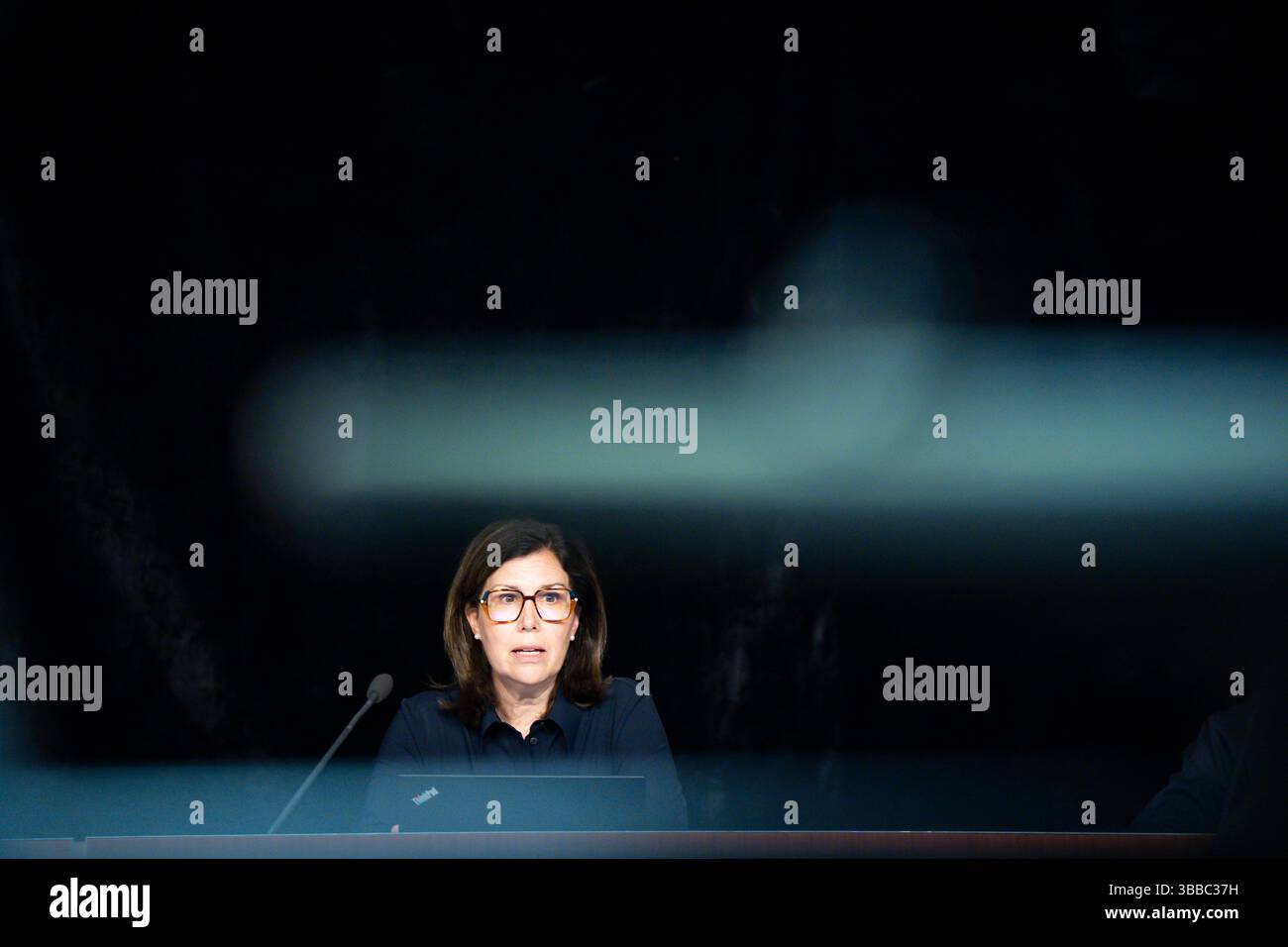 Montreal, Canada. 15th May, 2025. Quebec Coroner Stephanie Gamache ...