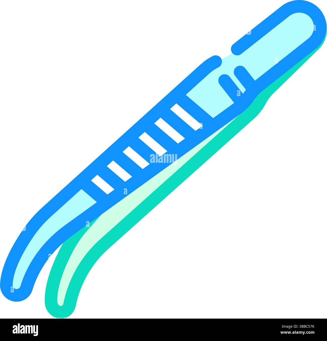tissue forceps surgeon color icon vector illustration Stock Vector ...