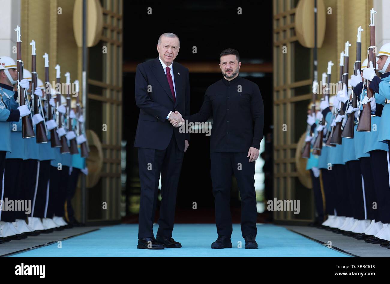 Ankara, Turkey. 15th May, 2025. Turkish President Recep Tayyip Erdogan ...