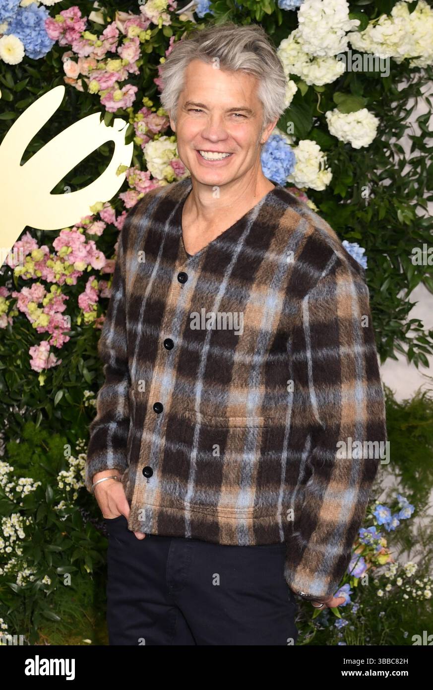 NEW YORK, NY - MAY 13: Timothy Olyphant at the 2025 Disney Upfront on May 13, 2025 at the Javits ...