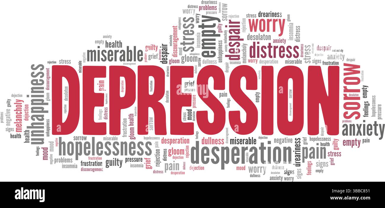 Apathy depression Cut Out Stock Images & Pictures - Alamy