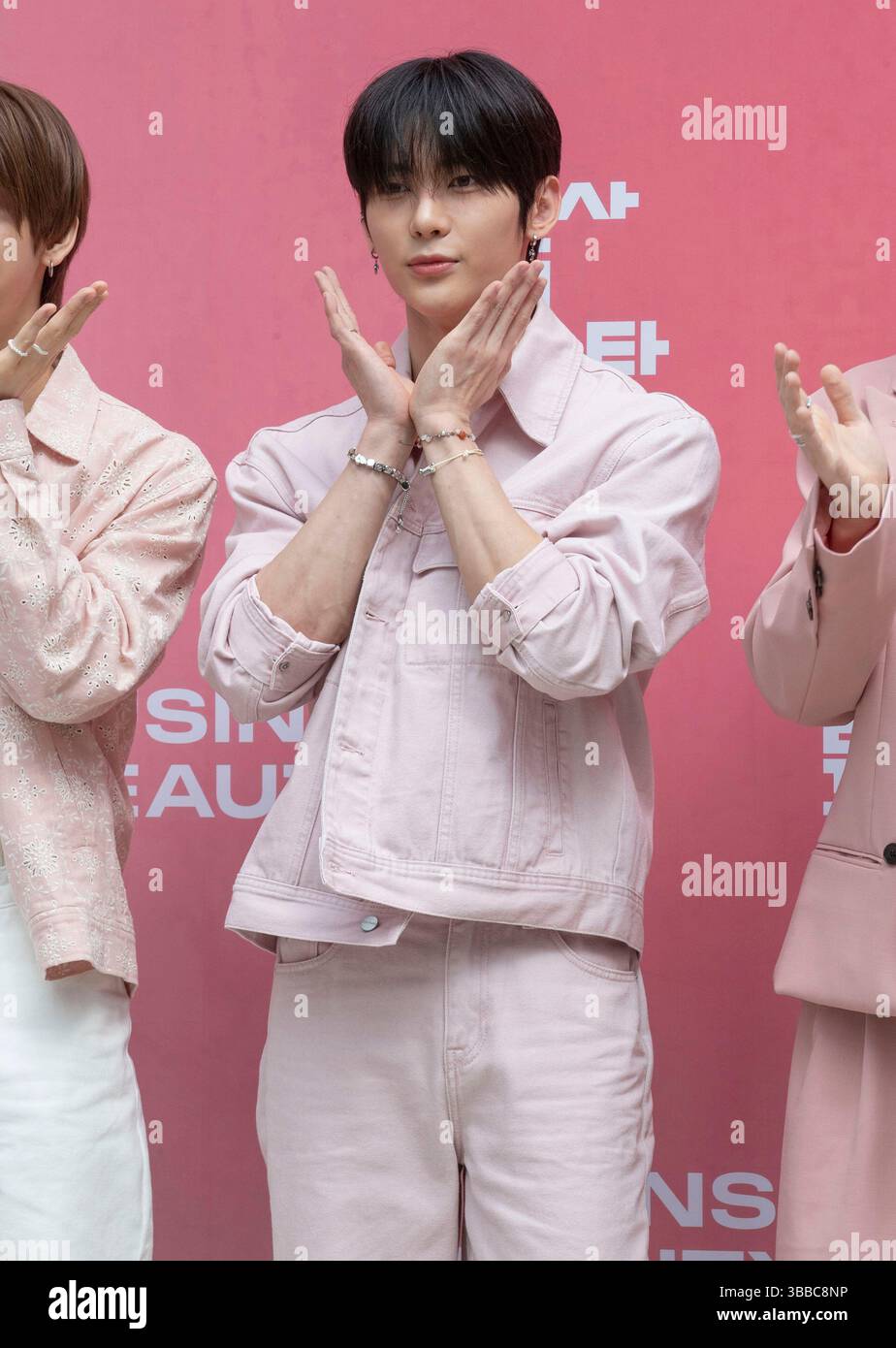Seoul, South Korea. 15th May, 2025. South Korean singer Siyun, member ...