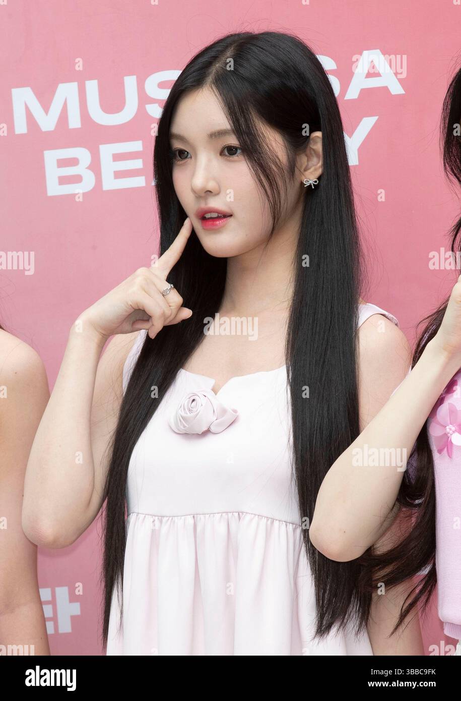 Seoul, South Korea. 15th May, 2025. South Korean singer Yuha, member of ...