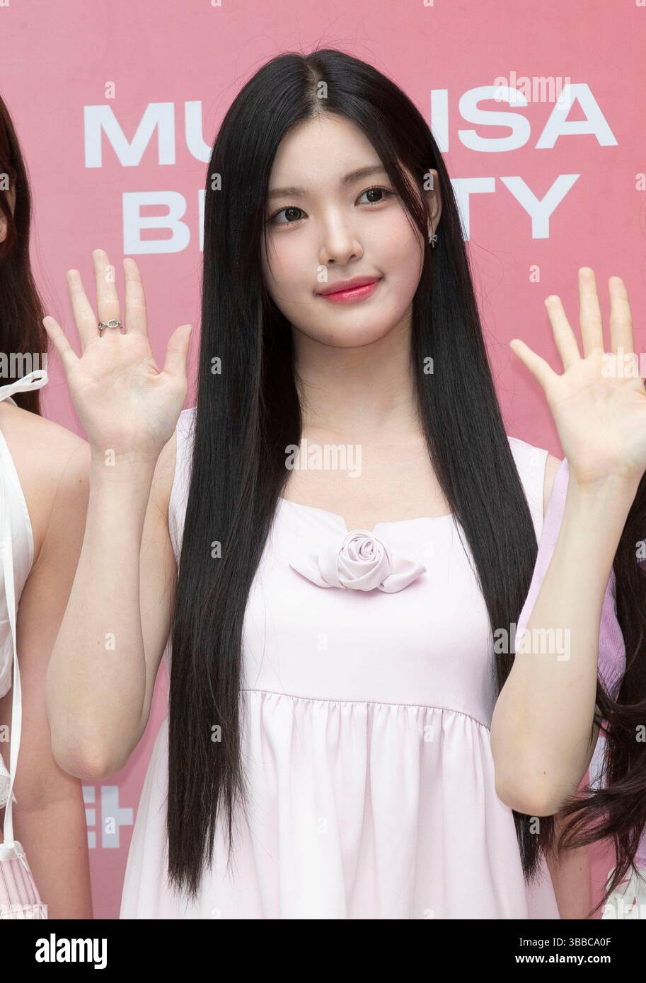 Seoul, South Korea. 15th May, 2025. South Korean singer Yuha, member of ...