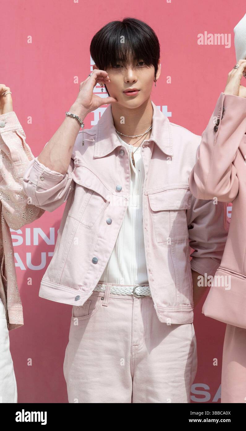 Seoul, South Korea. 15th May, 2025. South Korean singer Siyun, member ...