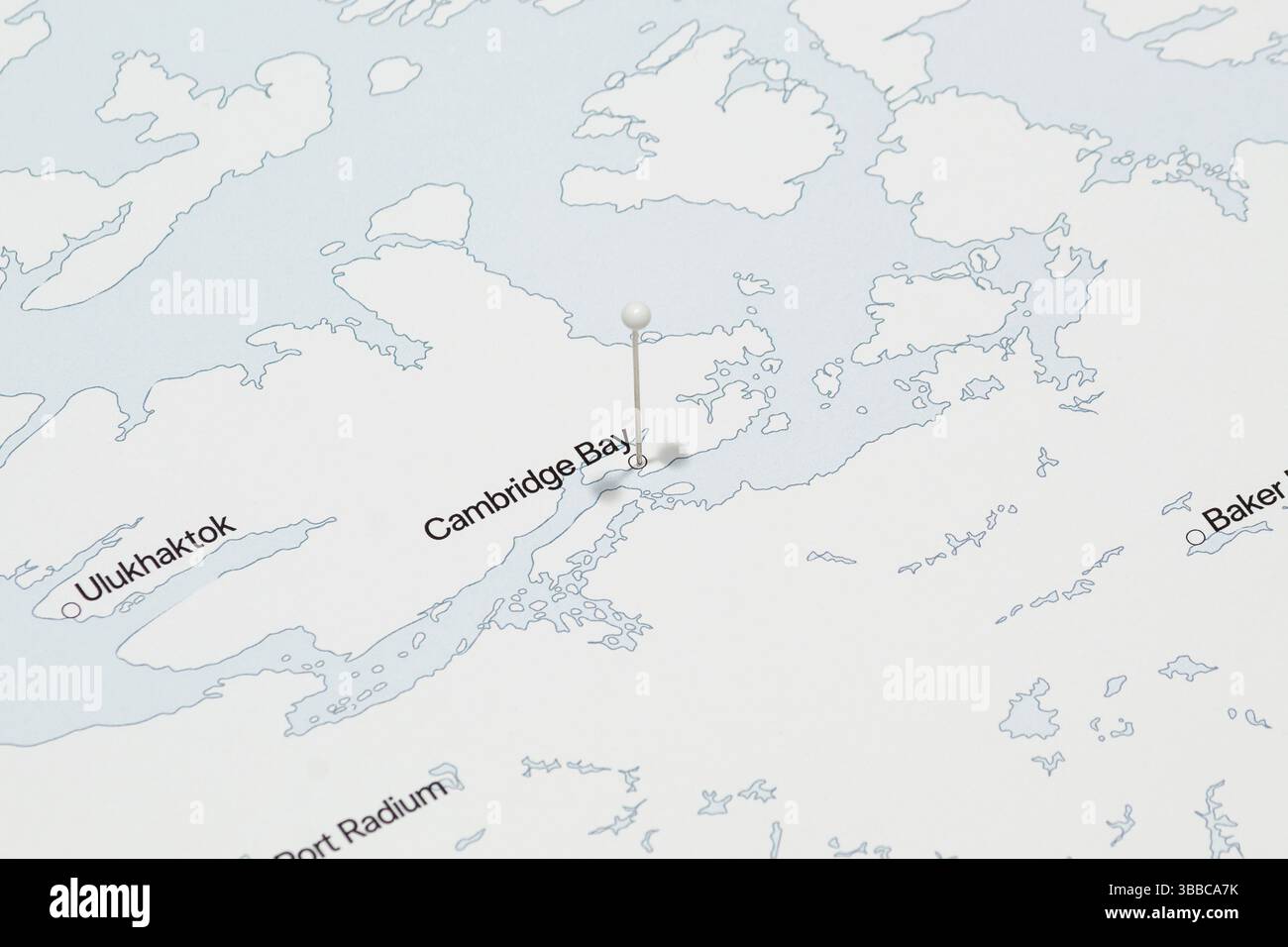 Canada cambridge bay map hi-res stock photography and images - Alamy