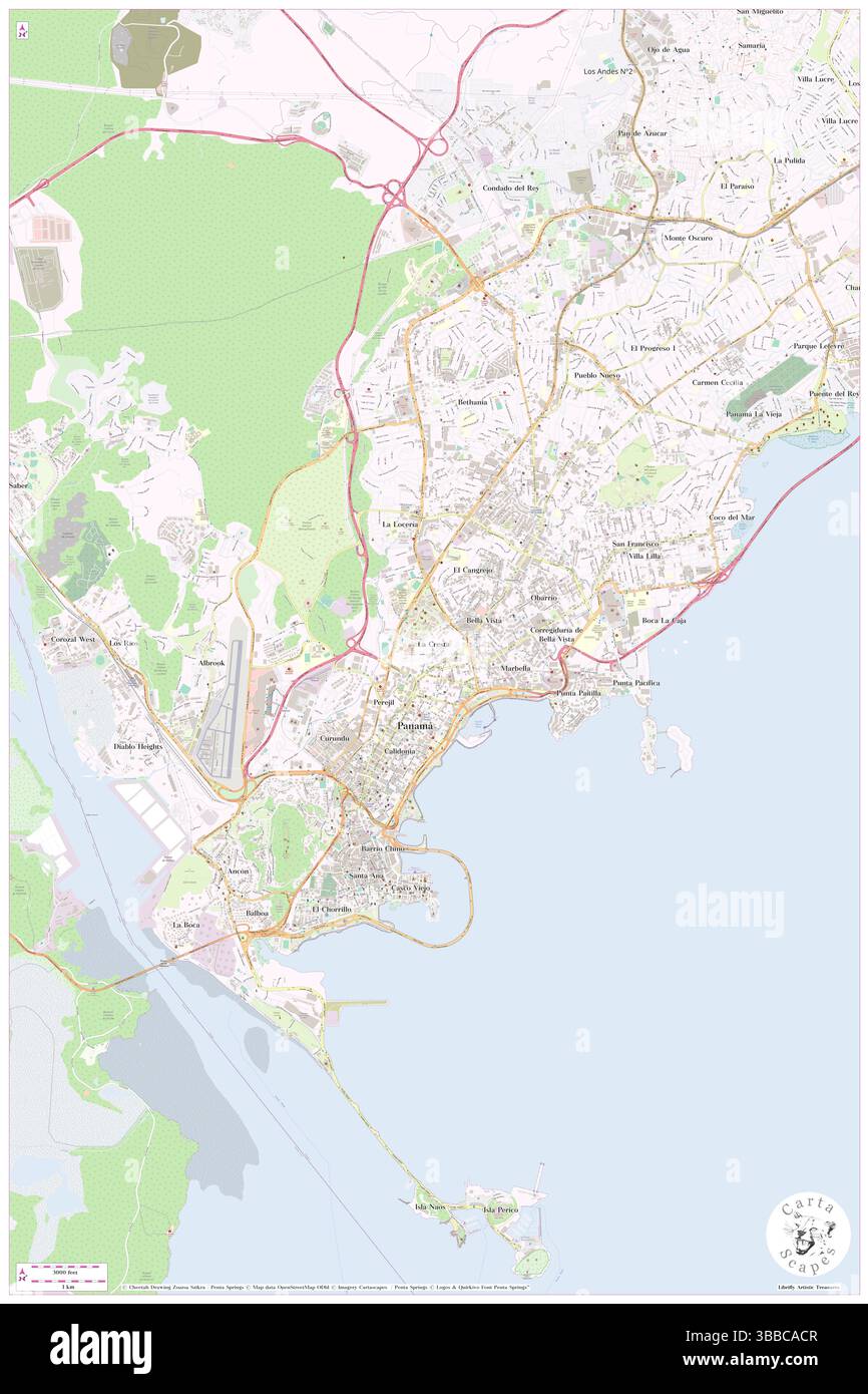 La Cresta, Distrito de Panamá, PA, Panama, Panamá, N 8 58' 48'', S 79 ...