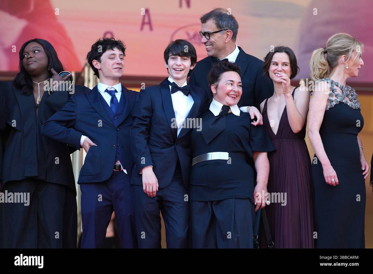 Guslagie Malanda, from left, Come Peronnet, Solan Machado-Graner ...