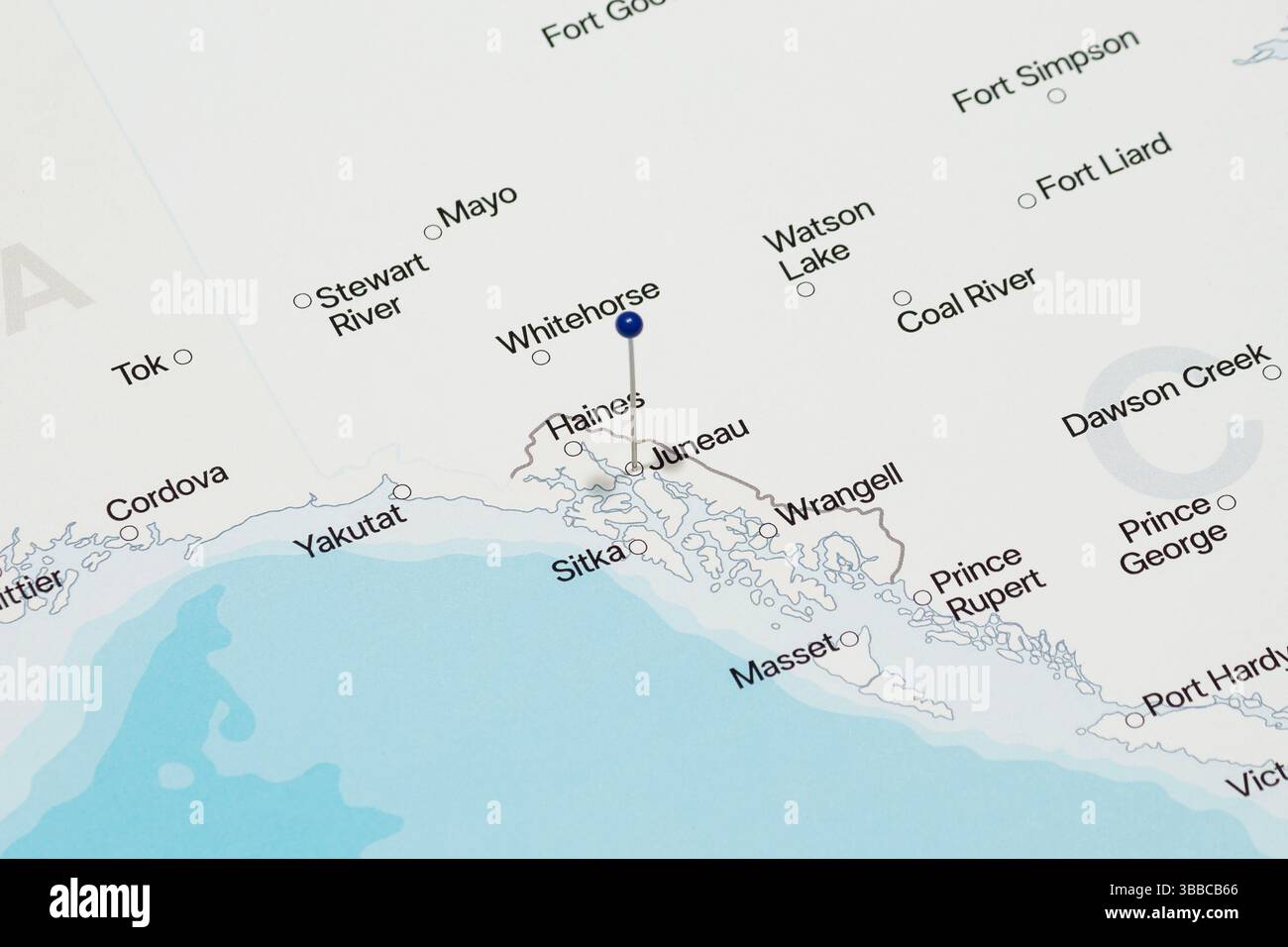 Juneau alaska map hi-res stock photography and images - Alamy