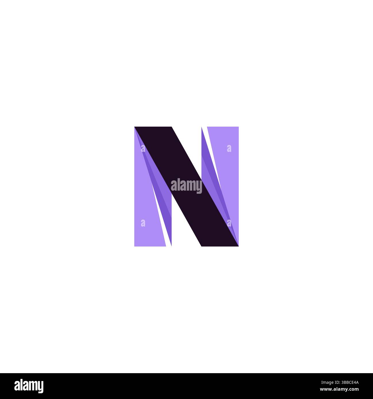 N logo design Cut Out Stock Images & Pictures - Alamy