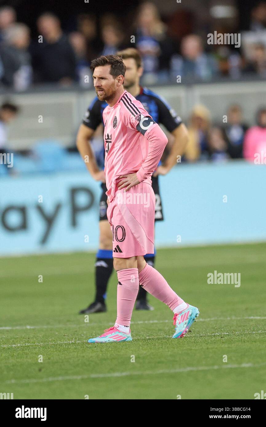 May 14, 2025, San Jose, California, U.S: Inter Miami CF Forward LIONEL ...