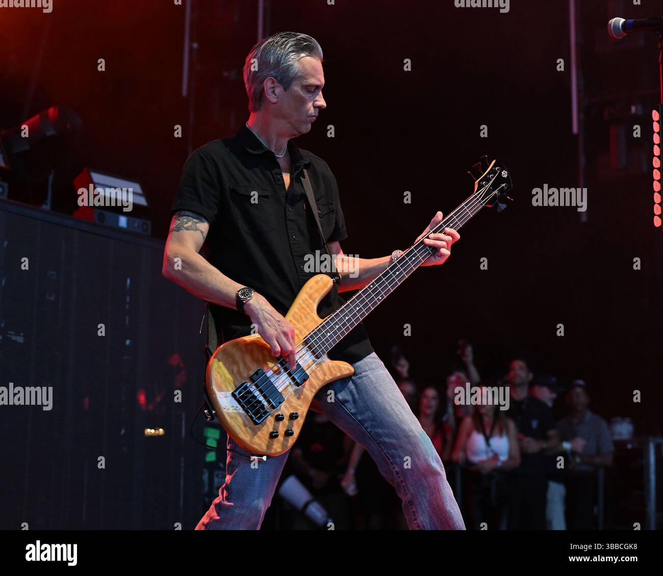 West Palm Beach, FL, USA. 14th May, 2025. Staind performs during the ...