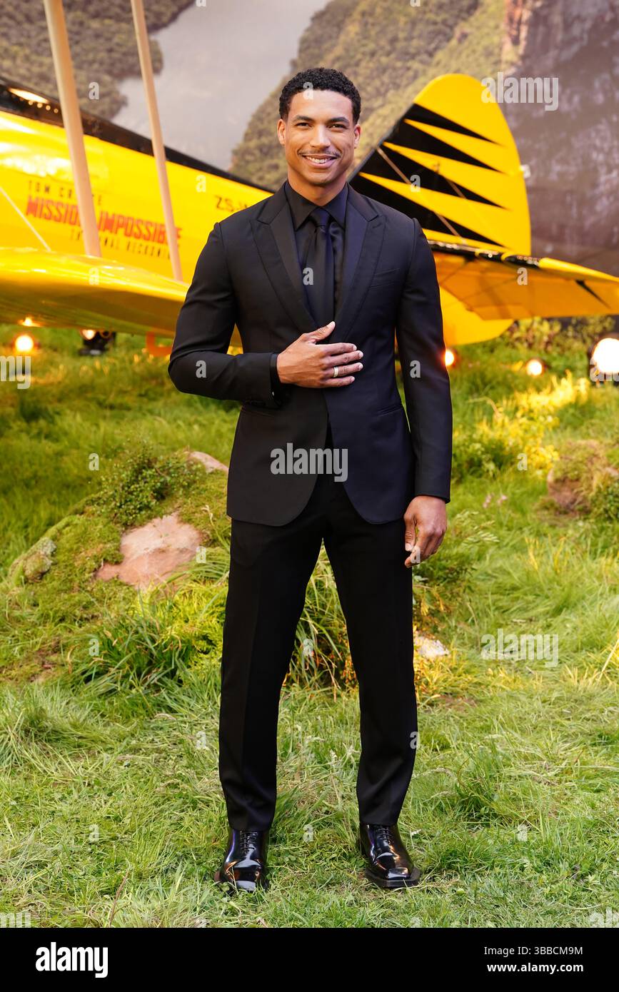 Greg Tarzan Davis attends the global premiere for Mission: Impossible ...