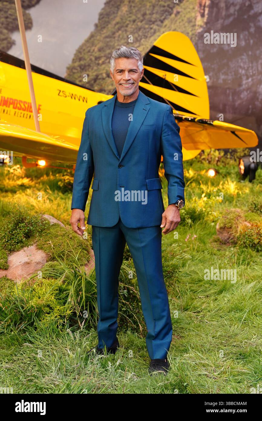 Esai Morales attends the global premiere for Mission: Impossible - The ...