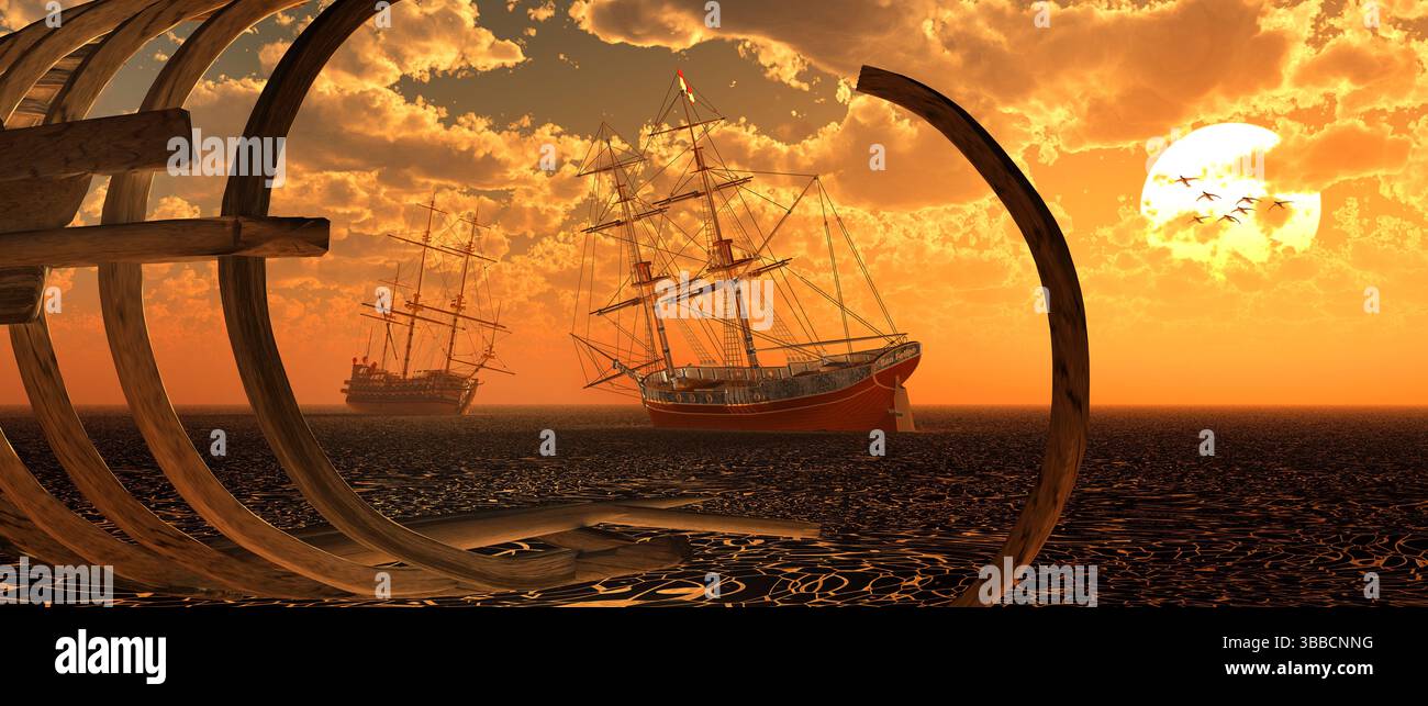 Dried Out Sea Stock Photo - Alamy