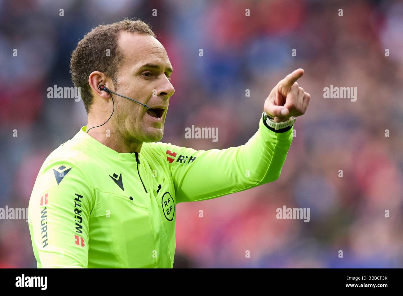 Mario Melero Lopez reacts during the LaLiga EA Sports match between CA ...