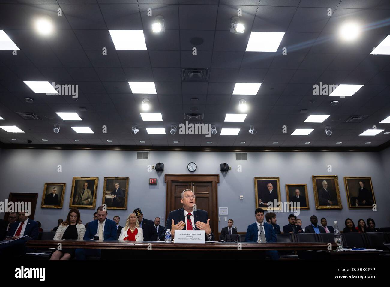 Veterans Affairs Secretary Doug Collins testifies during an ...