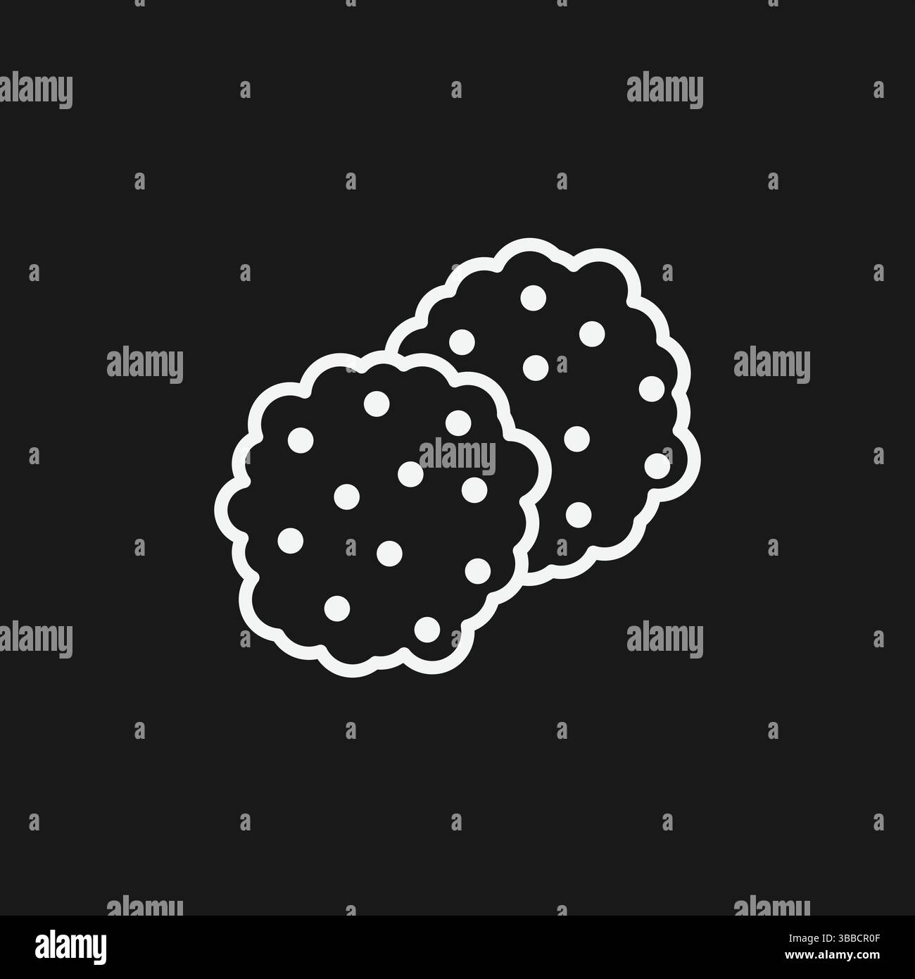 Delicious chocolate cookies on Stock Vector Images - Alamy
