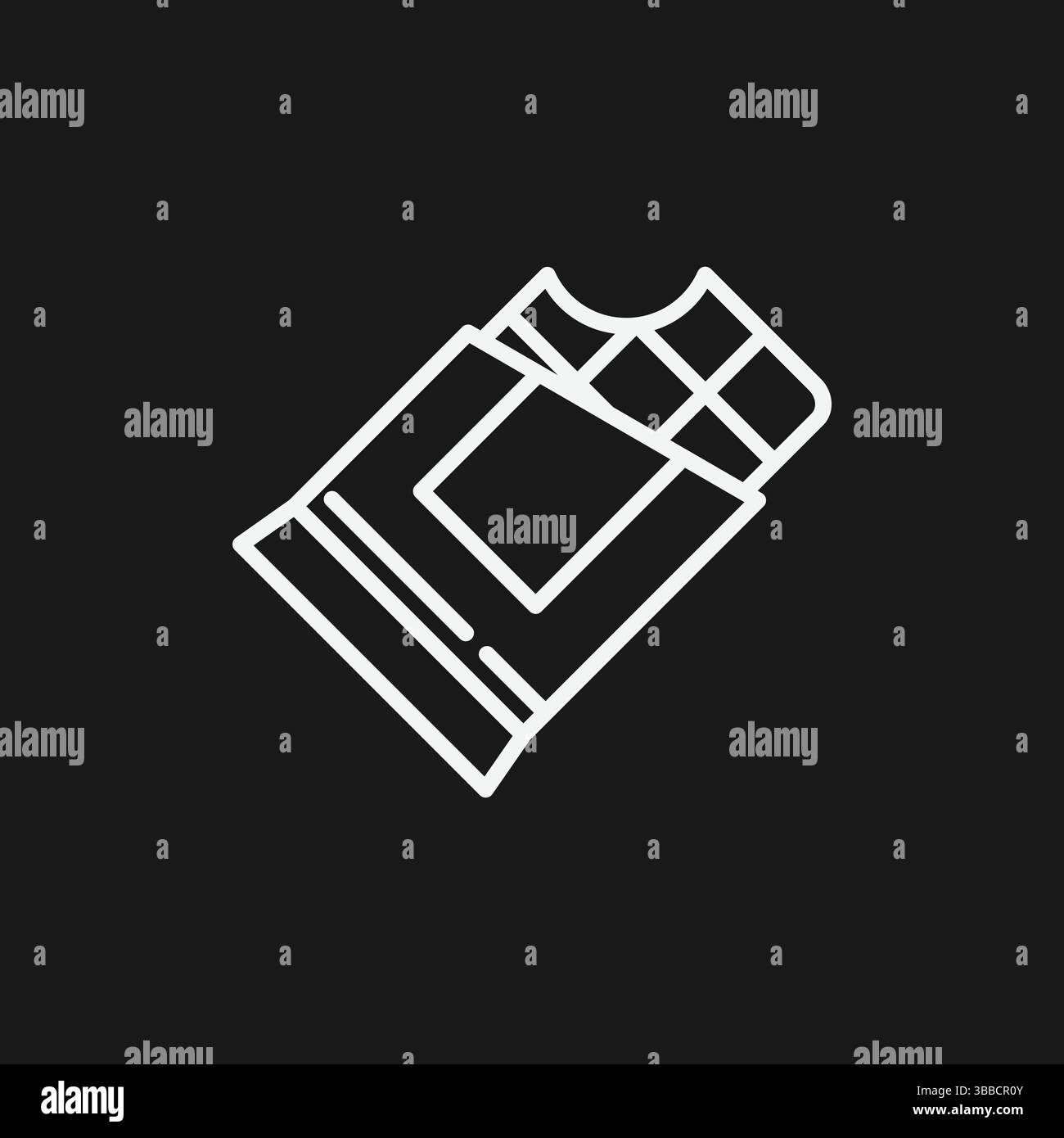Milk chocolate vector vectors Black and White Stock Photos & Images - Alamy