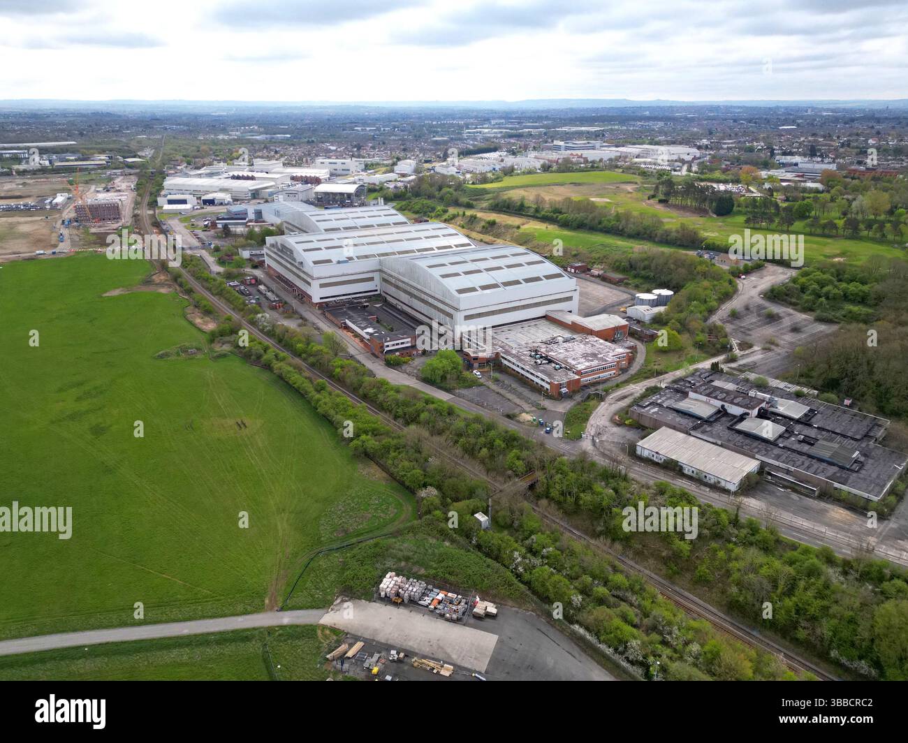 Disused Bristol Brabazon aircraft hangars at the former Filton Airfield ...