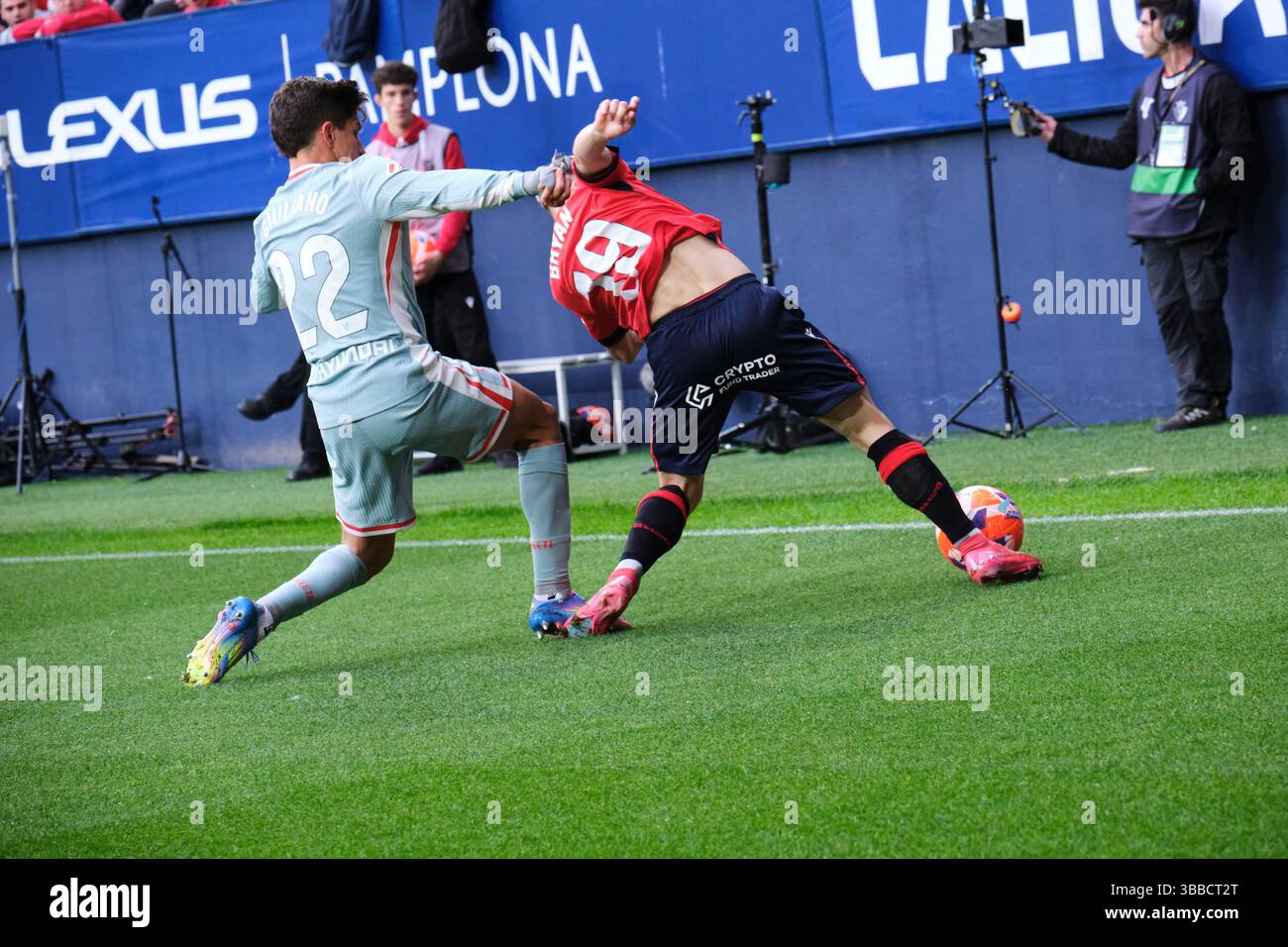 Pamplona, Navarre, Spain - 15th May 2025: Giuliano Simeone of Atlético ...