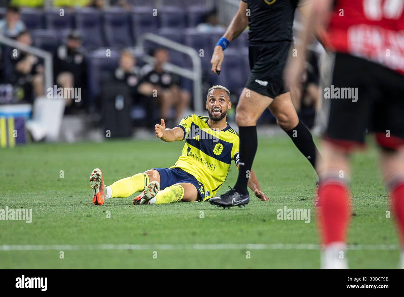 Nashville, USA. 14th May, 2025. Nashville SC midfielder Hany Mukhtar ...