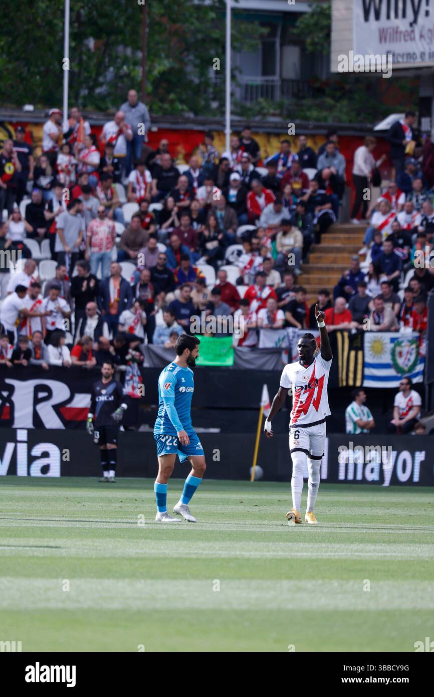 MADRID, SPAIN - MAY 15, 2025: Pathe Ciss during LaLiga match between ...