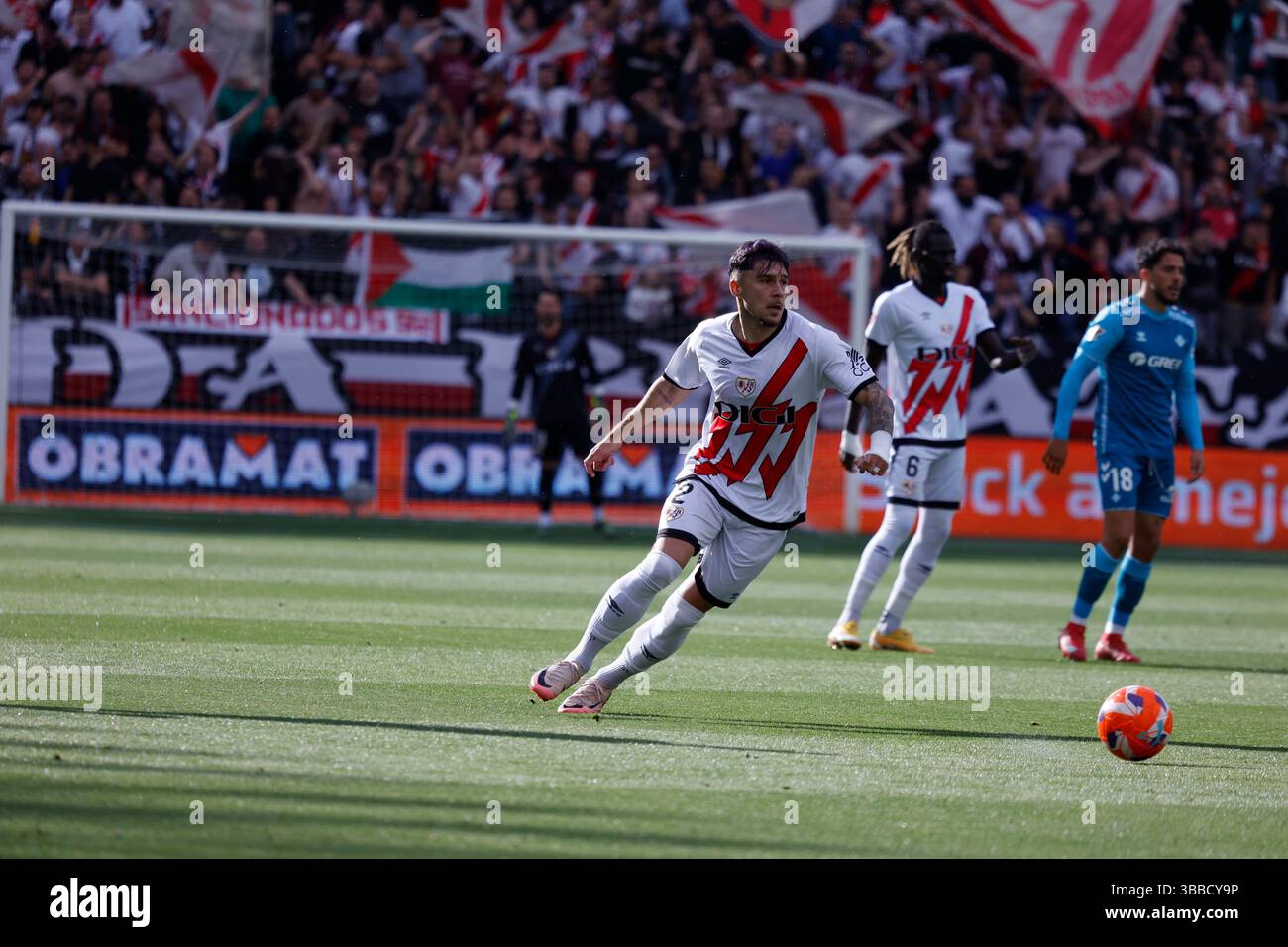 MADRID, SPAIN - MAY 15, 2025: Ratiu during LaLiga match between Rayo ...