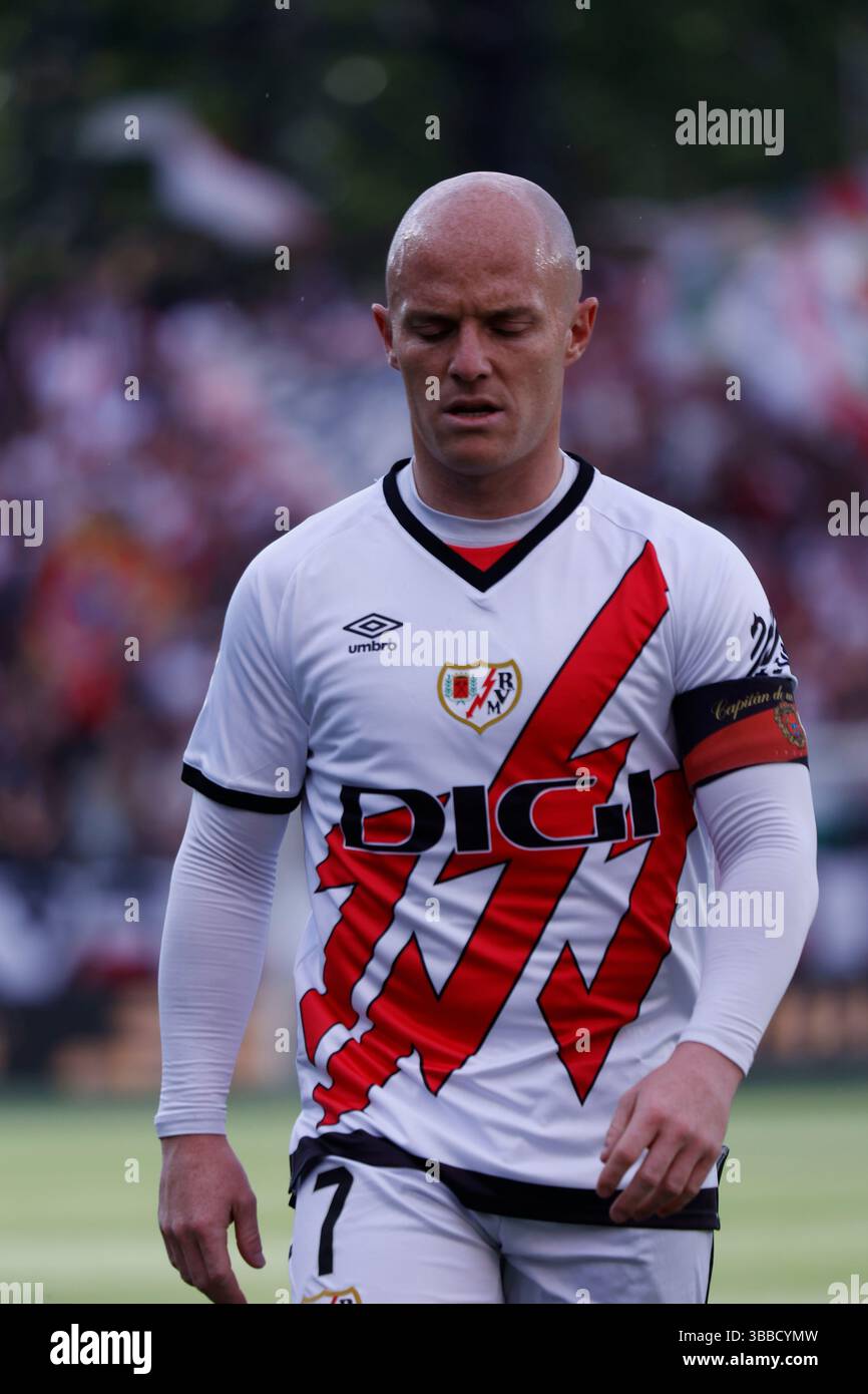 MADRID, SPAIN - MAY 15, 2025: Isi Palazon during LaLiga match between Rayo Vallecano and Real ...