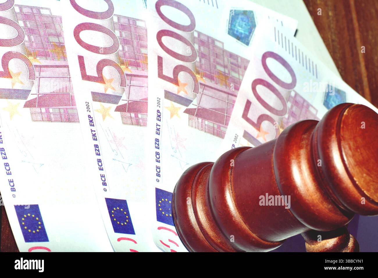 Stack money judge gavel hi-res stock photography and images - Alamy
