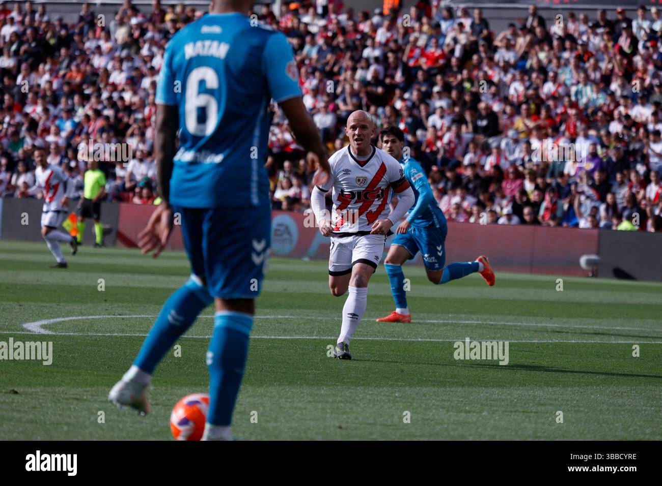 MADRID, SPAIN - MAY 15, 2025: Isi Palazon during LaLiga match between ...