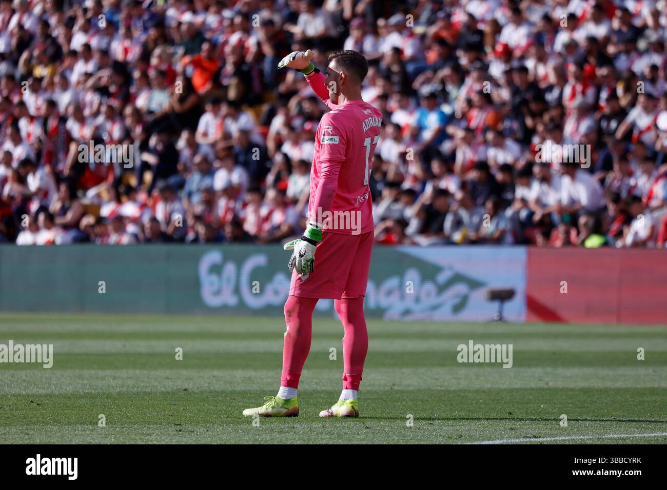 MADRID, SPAIN - MAY 15, 2025: Adrian San Miguel during LaLiga match ...