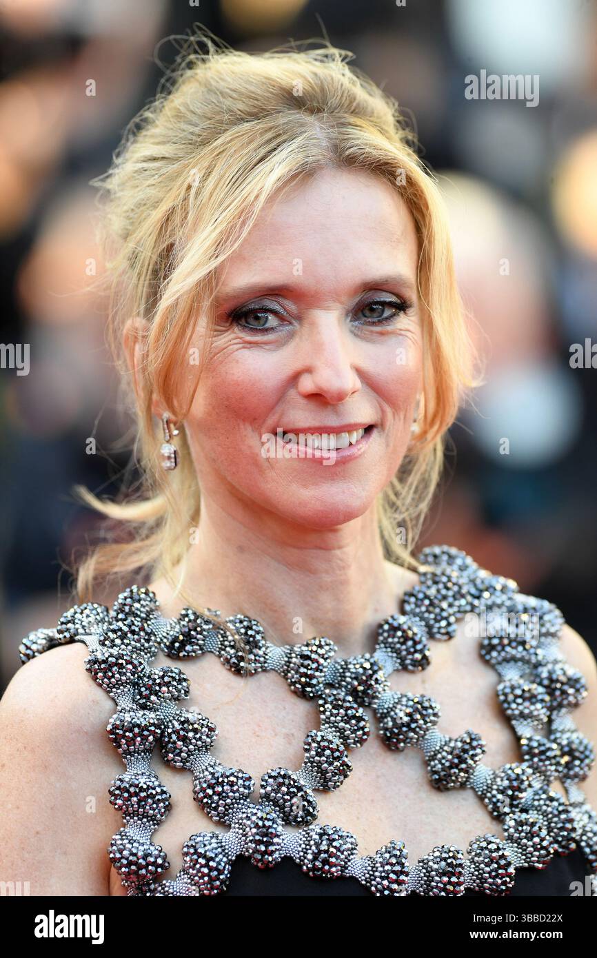 French actress Lea Drucker attends the premiere of Case 137 at the 78th ...