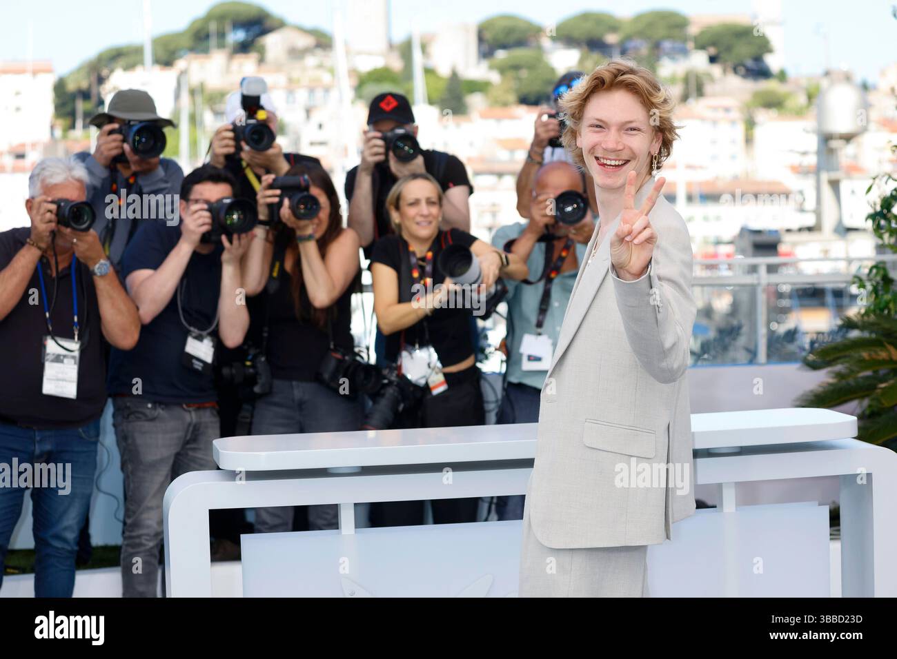 Cannes, Frankreich. 15th May, 2025. Filip Schnack poses at the ...
