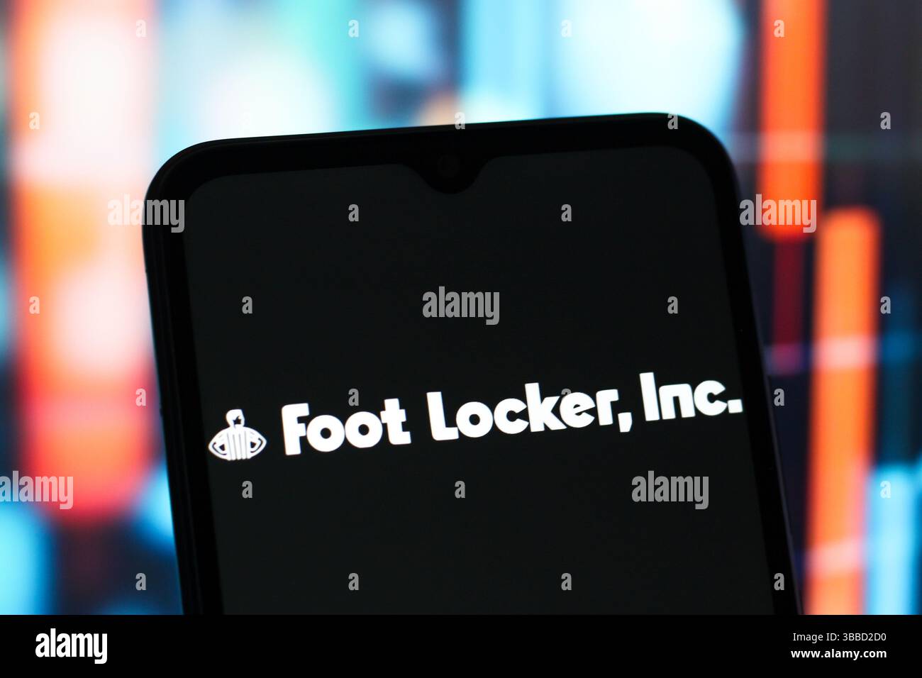 May 15, 2025: In this photo illustration, the Foot Locker logo is seen ...