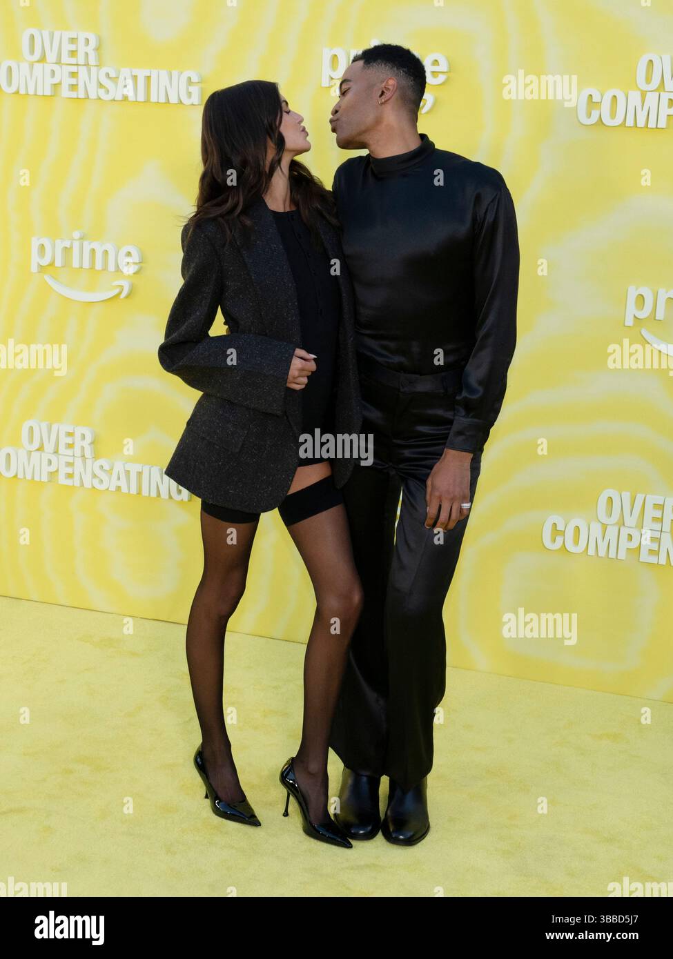 May 14, 2025, Hollywood, California, USA: Kaia Gerber and Owen Thiele ...