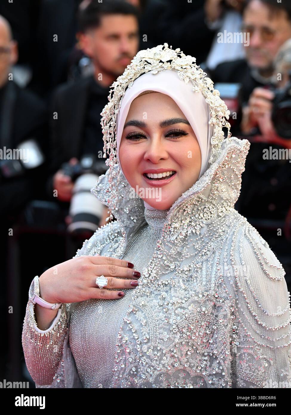 Cannes, 78th Cannes Film Festival 2025 - evening 3 - red carpet of the film Dossier 137 (Case ...