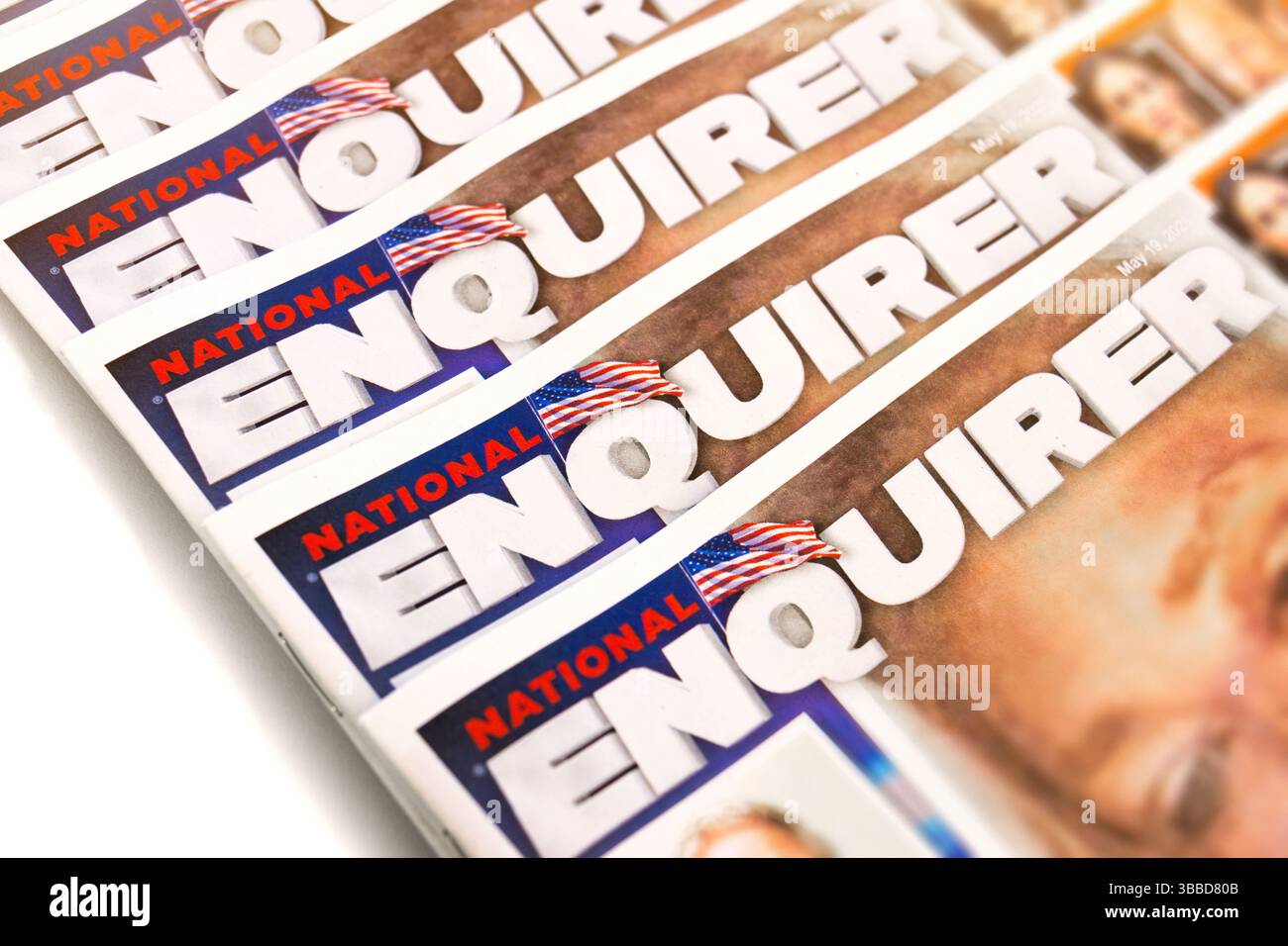 National Enquirer newspaper latest copies on newsstand. The A360 Media ...