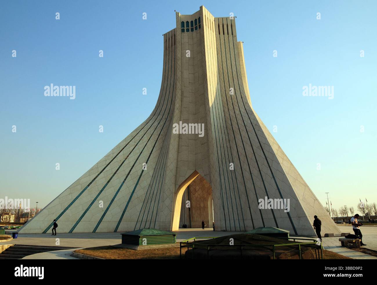Located in Tehran, Iran, the Azadi Tower was built in 1971. It is 45 ...