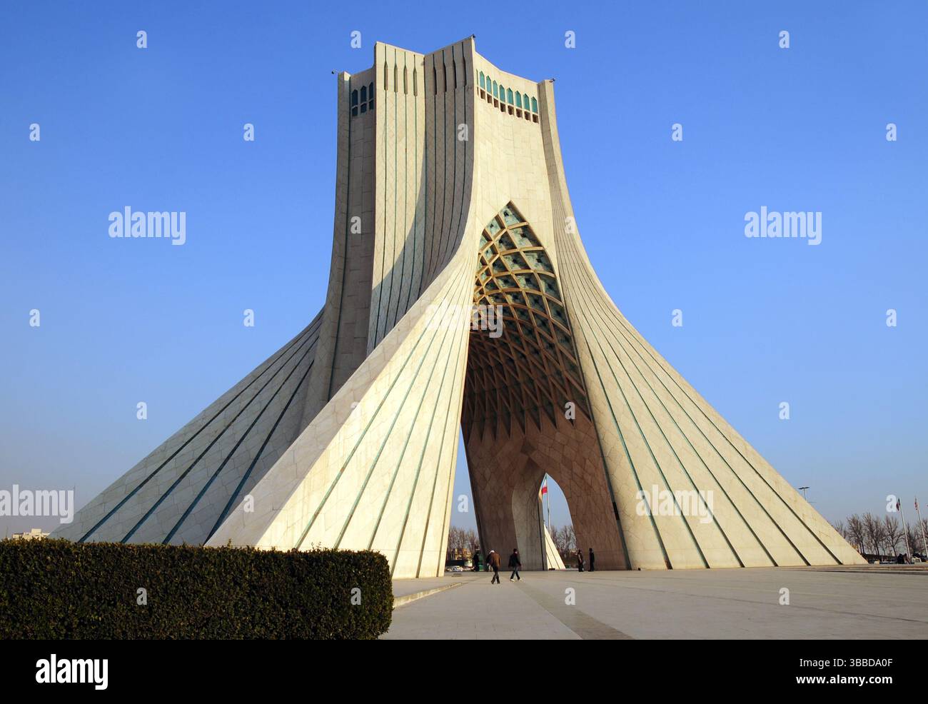 Located in Tehran, Iran, the Azadi Tower was built in 1971. It is 45 ...
