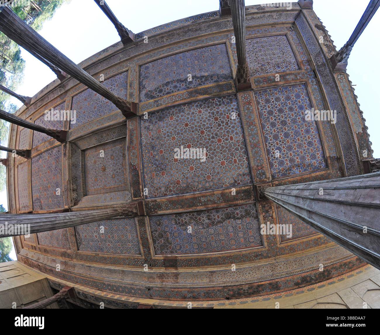 Located in Isfahan, Iran, the Chehel Sotun Palace was built by the ...