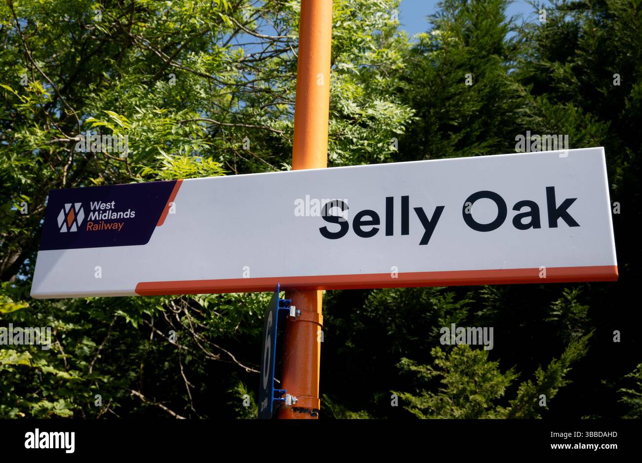 Selly Oak railway station sign, Birmingham, West Midlands, England, UK ...