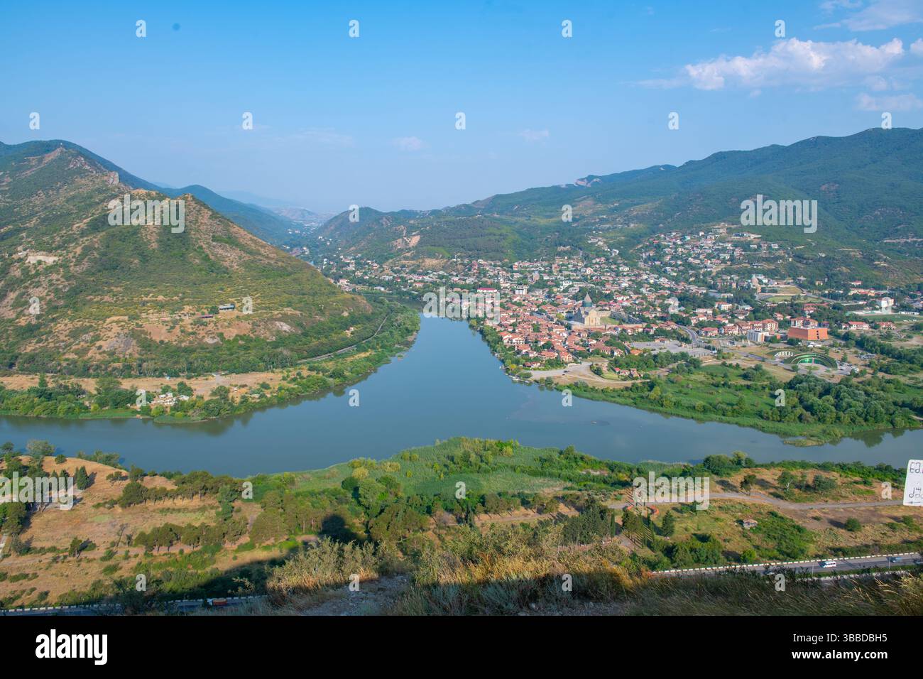 on the top of the mountain at the confluence of the Kura and Aragvi ...
