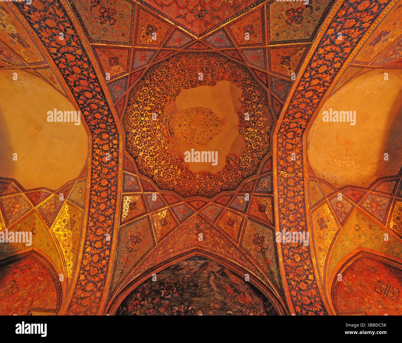 Located in Isfahan, Iran, the Chehel Sotun Palace was built by the ...