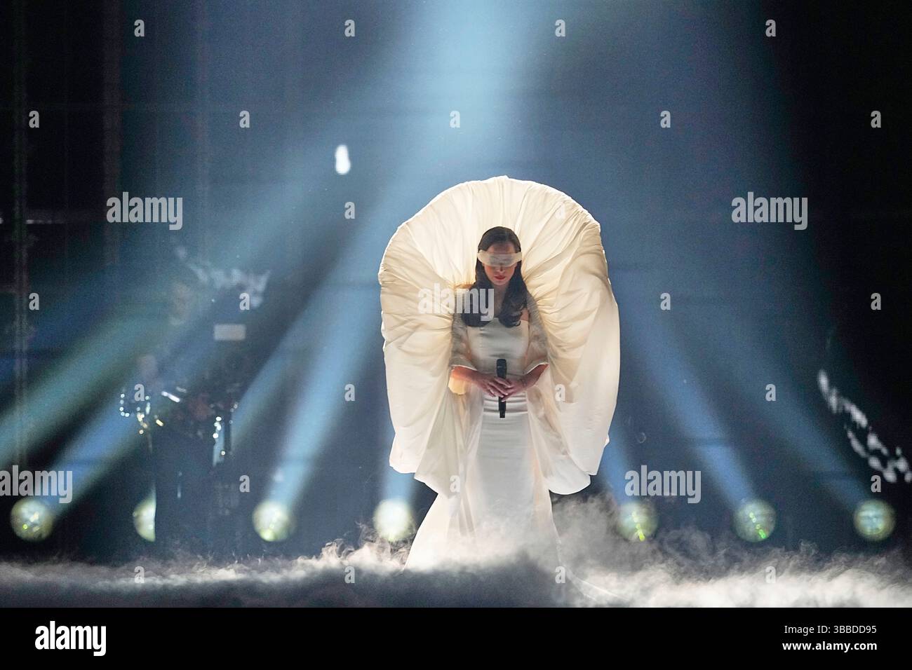Nina Zizic from Montenegro performs the song "Dobrodosli" during the ...