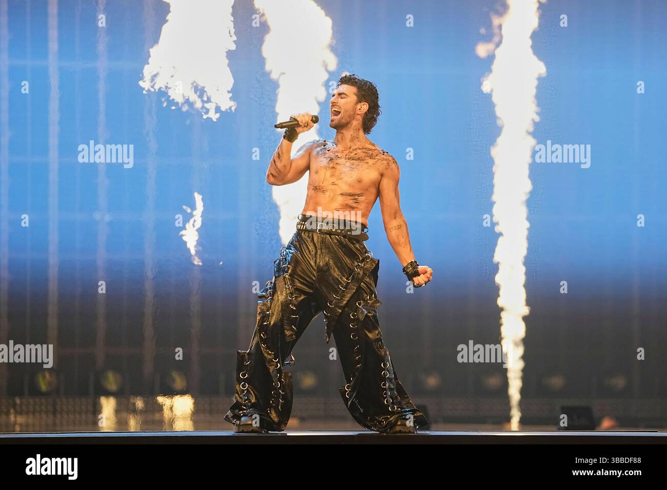 PARG from Armenia performs the song "SURVIVOR" during the second semi ...