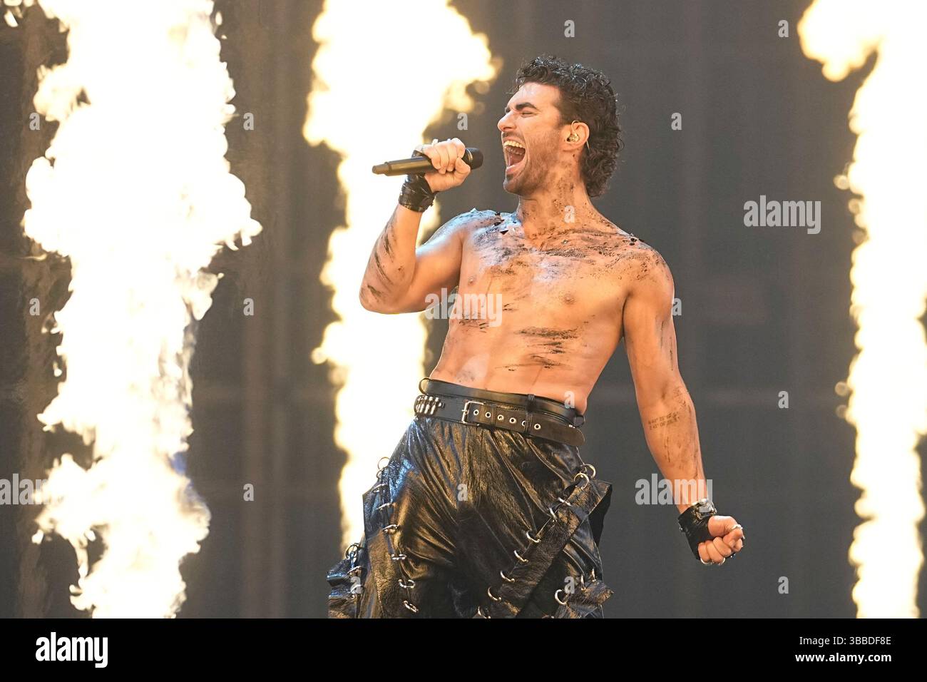 PARG from Armenia performs the song "SURVIVOR" during the second semi ...